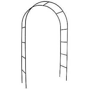 1. GO Steel Garden Arch, 7'8" High x 4'5" Wide, Garden Arbor for Various Climbing Plant, Outdoor Garden Lawn Backyard