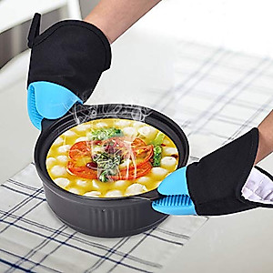 Ubrand Flybirdshome Mini-Oven Gloves,Cooking Pinch Gloves,Silicone Oven Mitts, Pinch Potholders for Kitchen,Cooking Gloves Heat Resistant,Pot Holders and Oven Mitts Sets Suitable for Kitchen Cooking
