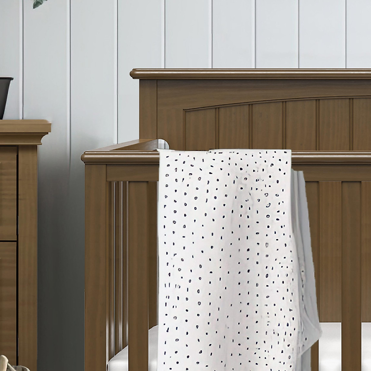 Child Craft Sheldon 4-in-1 Convertible Crib, Baby Crib Converts to Day Bed, Toddler Bed and Full Size Bed, 3 Adjustable Mattress Positions, Non-Toxic, Baby Safe Finish (Cocoa Bean Brown)