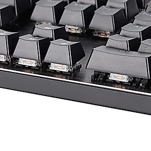 ciciglow 104 Keys USB Gaming Keyboard, Wired Gaming Keyboards with RGB Backlit, Mechanical Keyboard with Multiple Key for PC Gamers Laptop Desktop Work