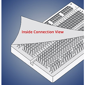 DEYUE Solderless Prototype Breadboard | 1x830 tie in Point Breadboard 2x400 tie in Points Circuit Boards 6x170 tie Points Mini Modular breadboard Kit