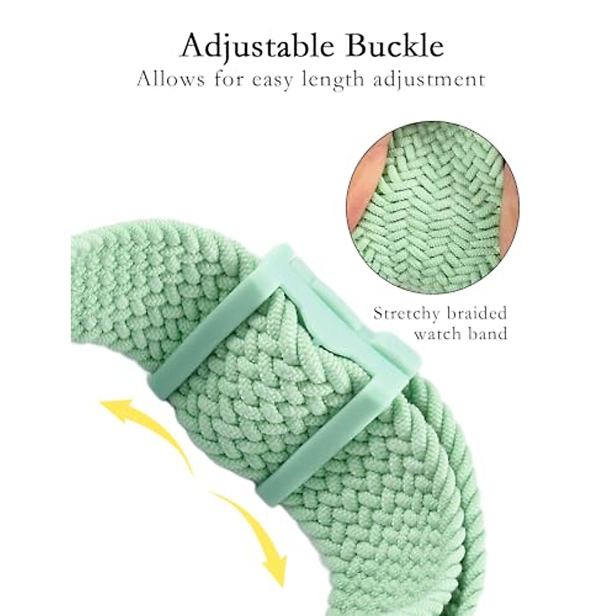 Khxriypha Nylon Braided Band for Gizmo Watch Band Replacement Compatible with Gizmo Watch 3 2 1/Gabb Watch 2 1/SyncUP Kids Watch,Adjustable Braided Elastic Sport Loop Watch Bands for Boys and Girls