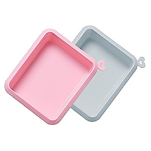 Hemoton 6 Pcs Cake Pan Charlotte Cake Pan Silicone Cookie Mold Clay Oven Cupcake Baking Mold Cheesecake Baking Pan Quick Release Bread Pan Silica Gel Cake Tins Doughnut Mold Baking Molds