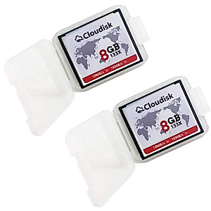 Cloudisk Compact Flash Memory Card CF Card High Speed Reader Camera Card for DSLR (8GB2PK)