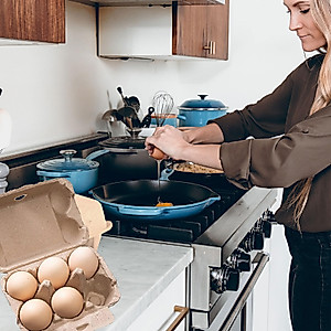 30 Pack Empty Egg Carton,6 Pulp Fiber Egg Carrier Egg Storage Containers for Kitchen, Farm, Picnic,Travel, Brown,Reusable,by MESHKA