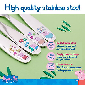 Peppa Pig X bamboo bamboo ® (Peppa 4 Piece Cutlery Set)