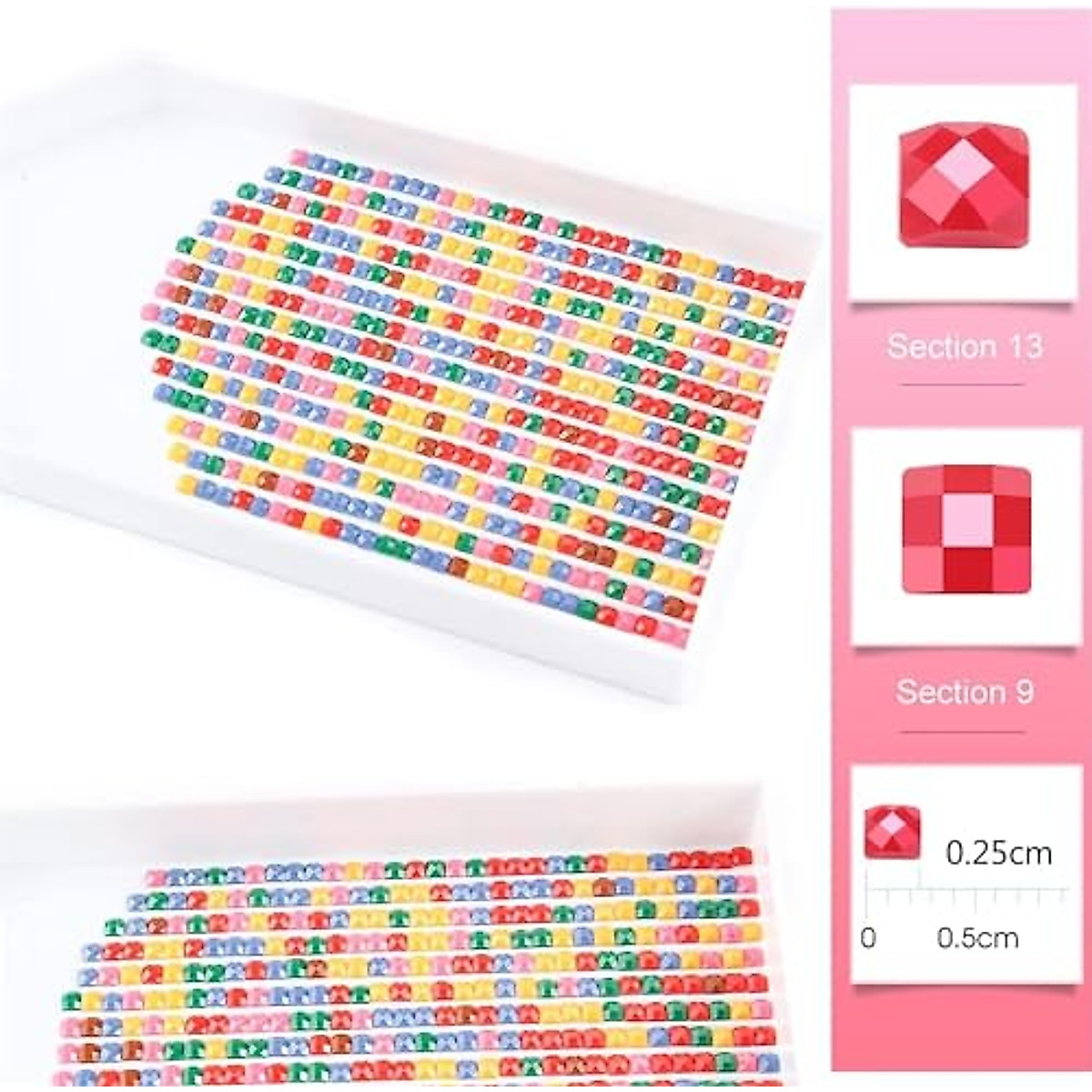 Full Drill Gem Art Diamond Painting Accessories, Sexy Angel DIY 5D Diamond Painting Kits for Adults & Kids, Gem Art, Diamond Art Kits Family Wall Decor Gift 16x20in