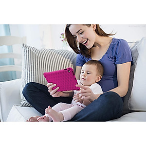 All-New Tablet 7 2019 Case,Tablet 7 Case for Kids,ANTIKE Light Weight [Kids and Adult Friendly] Anti-Slip Shock-Absorption Tablets Cover for 7 Inch Tablet.Incompatible with iPad Samsung.Rose