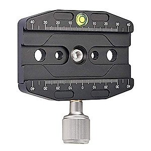 Fotoconic CL-90N Quick Release Clamp with arca Swiss clamp Plate Aluminum Alloy for Tripod or Monopod Compatible