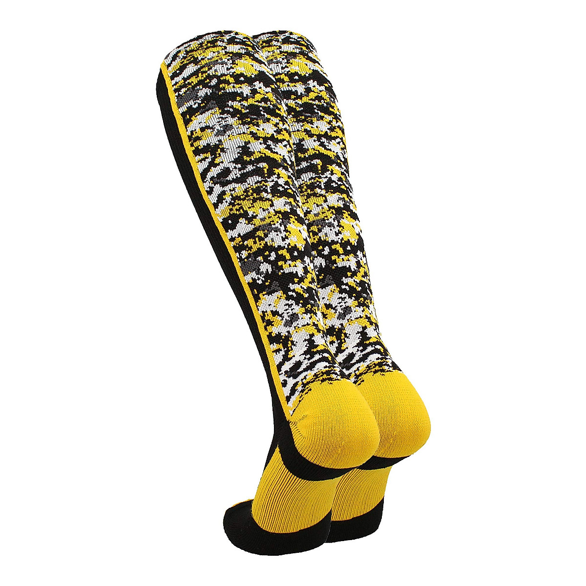 TCK Digital Camo OTC Socks (Black/Gold, Small)