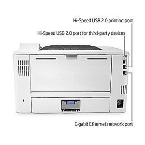 HP LaserJet Enterprise M406dn Monochrome Printer with built-in Ethernet & 2-sided printing (3PZ15A)
