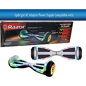 UpBright AC/DC Adapter Compatible with Razor Hovertrax XRay 15156290 Hover Trax X-Ray Electric Scooter Board 25.2V Li-ion Battery Pack Hon-Kwang HK-AD-252U060-US W15156208014 Power Supply Cord Charger