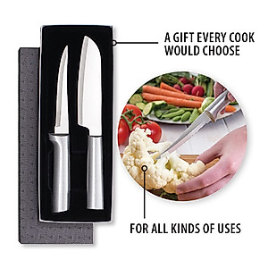 RADA Two Piece Knife Stainless Steel Cook’s Choice Gift Set With Knife Sharpener