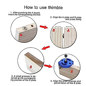 Efficiently Drill Perfect Holes with 2-In-1 Straight Hole Locator Kit Doweling Jig Drilling Guide Puncher Set - Essential Woodworking and Carpentry Tools