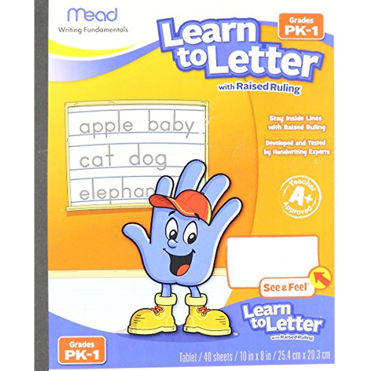 Mead Learn To Letter Writing Book Printed Book,White