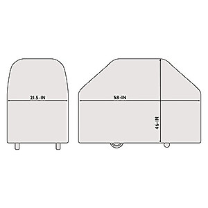 Broil King 58" Premium Exact Fit Cover for Baron 400-Series BBQ Grills