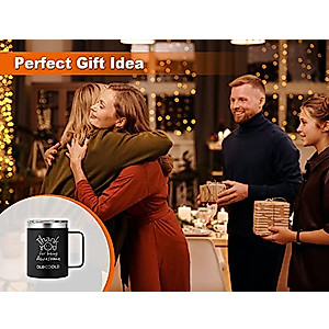 Thank You Gifts for Women, Coworkers Employee Appreciation Gifts, Xmas Holiday Gifts for Staff, You Are Awesome Thanksgiving Gift for Men Friends Funny Retirement Nurses Day Gifts Coffee Mug, Black