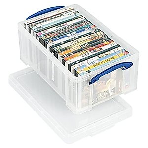 Really Useful Plastic Storage Box 9 Litre Clear