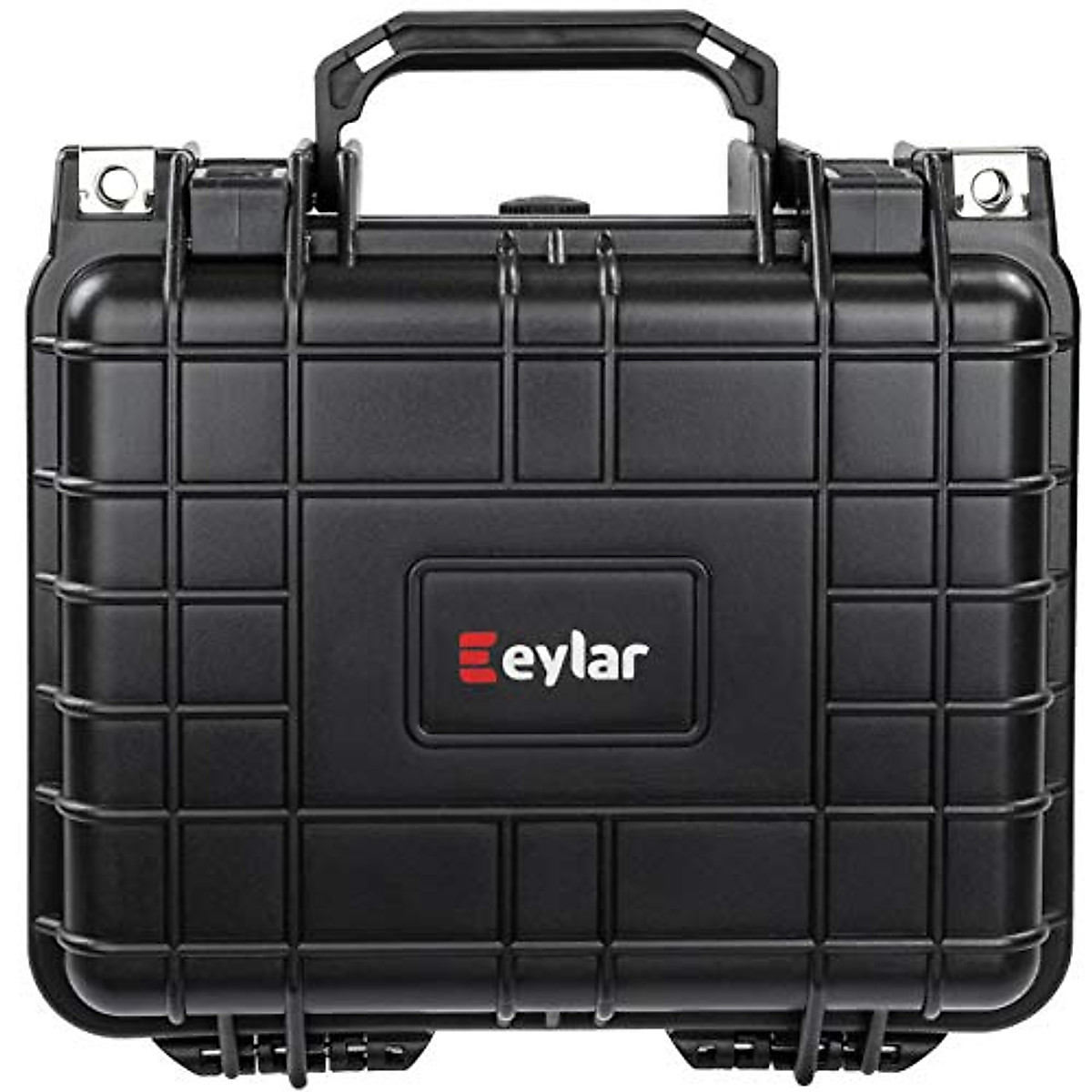 Eylar Small 10.62" Deep Gear, Equipment, Hard Camera Case Waterproof with Foam (Black) TSA Standards