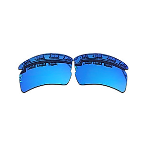 Vonxyz 4 Pairs Polycarbonate Sport Replacement Sunglass Lenses for Oakley Flak 2.0 XL OO9188 59mm, 100% UV Protection, Easy Installation, Perfectly Fit