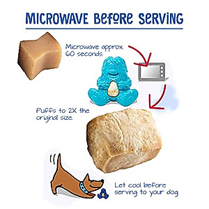 Yeti Refill Nuggets for Puff and Play Dog Toys, Natural Yak Cheese Treats for Interactive Chew Toys and Dispensers, 15 Pieces, 7 Oz