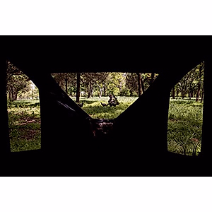 Ameristep Caretaker Ground Blind with Floor - Mossy Oak DNA