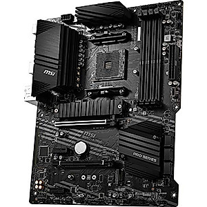 MSI B550-A PRO ProSeries Motherboard (AMD AM4, DDR4, PCIe 4.0, SATA 6Gb/s, M.2, USB 3.2 Gen 2, HDMI/DP, ATX)