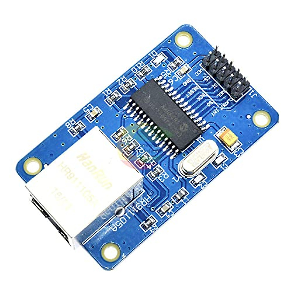 ENC28J60 LAN Internet Shield Network Module 25MHZ Crystal AVR 51 LPC STM32 for Arduino Nano v3.0