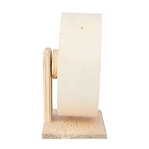 Hamster Running Wheel Silent Wooden Pet House Funny Wheel Running Rest Small Animal Exercise Wheels (M)