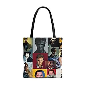 Matthew Aesthetic Mcconaughey Tote Bag for Women and Men Beach Bag Shopping Bags School Shoulder Bag Reusable Grocery Bags