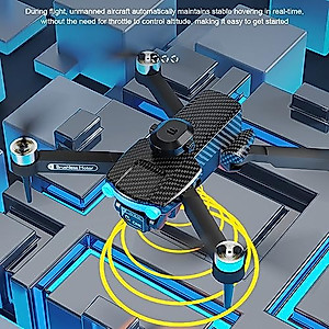 RKSTD Foldable FPV RC Drone, Voice Gesture Control RC Quadcopter, With HD WiFi Camera, Auto-hover, Waypoint Flying, Fixed Altitude, Suitable For Adults Beginners And Children