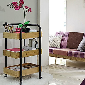 Oceanstar 3SC1675 Portable 3 Removable Trays Storage Cart