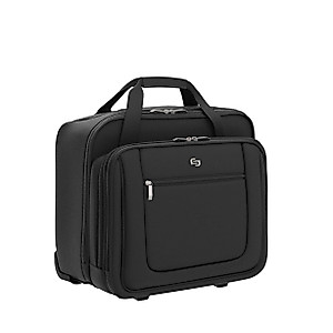 Solo Bryant Rolling Laptop Bag, Black