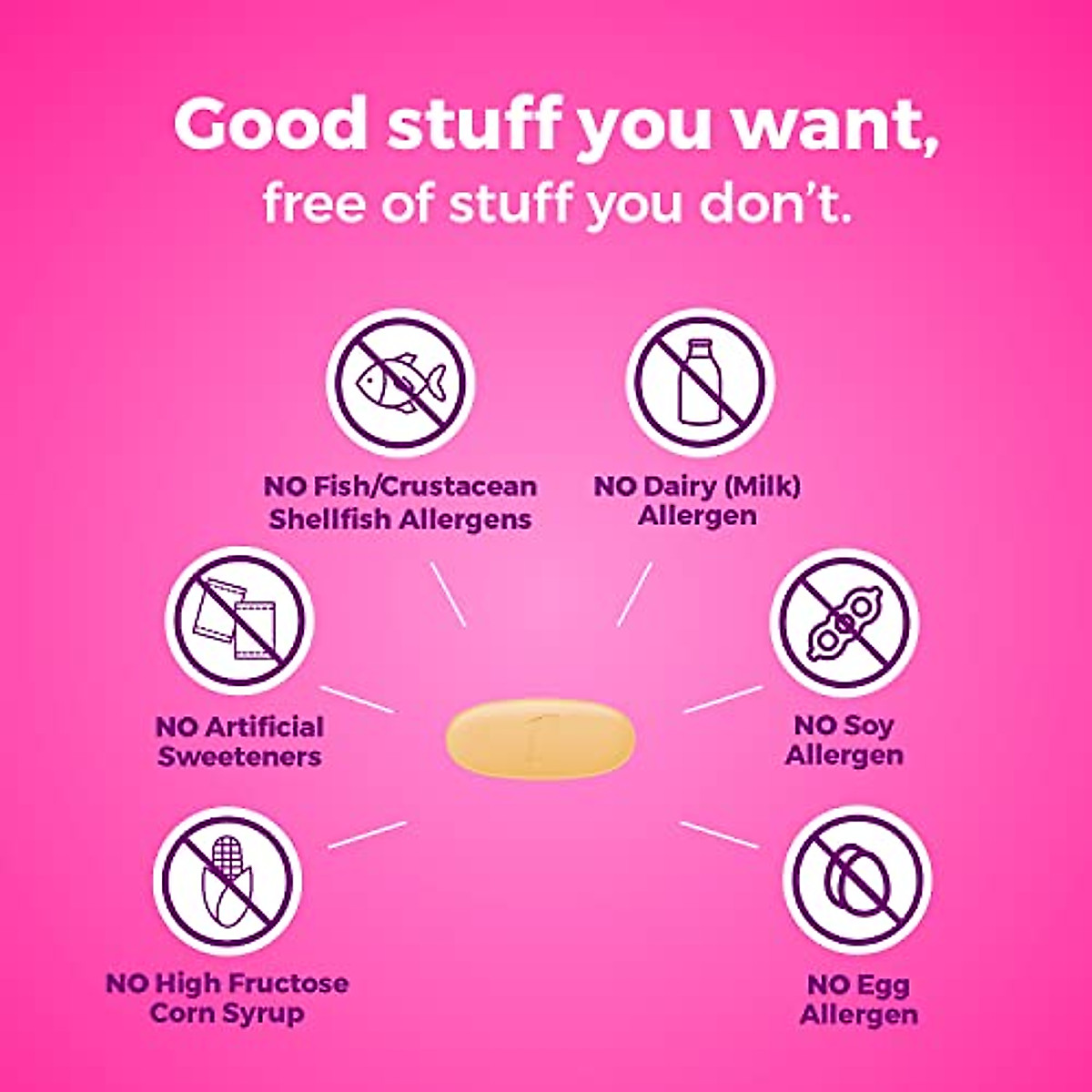 One A Day Multi+ Hair, Skin, & Nails Complete Multivitamin Tablet, A Boost of Support for Healthy Hair, Skin & Nails with Biotin and Vitamin A, C, Vitamin E & Zinc, 120 Count (4 Months Supply)