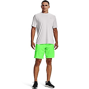 Under Armour Men's Standard Drift Tide Knit Short-Sleeve, Halo Gray (014), Medium