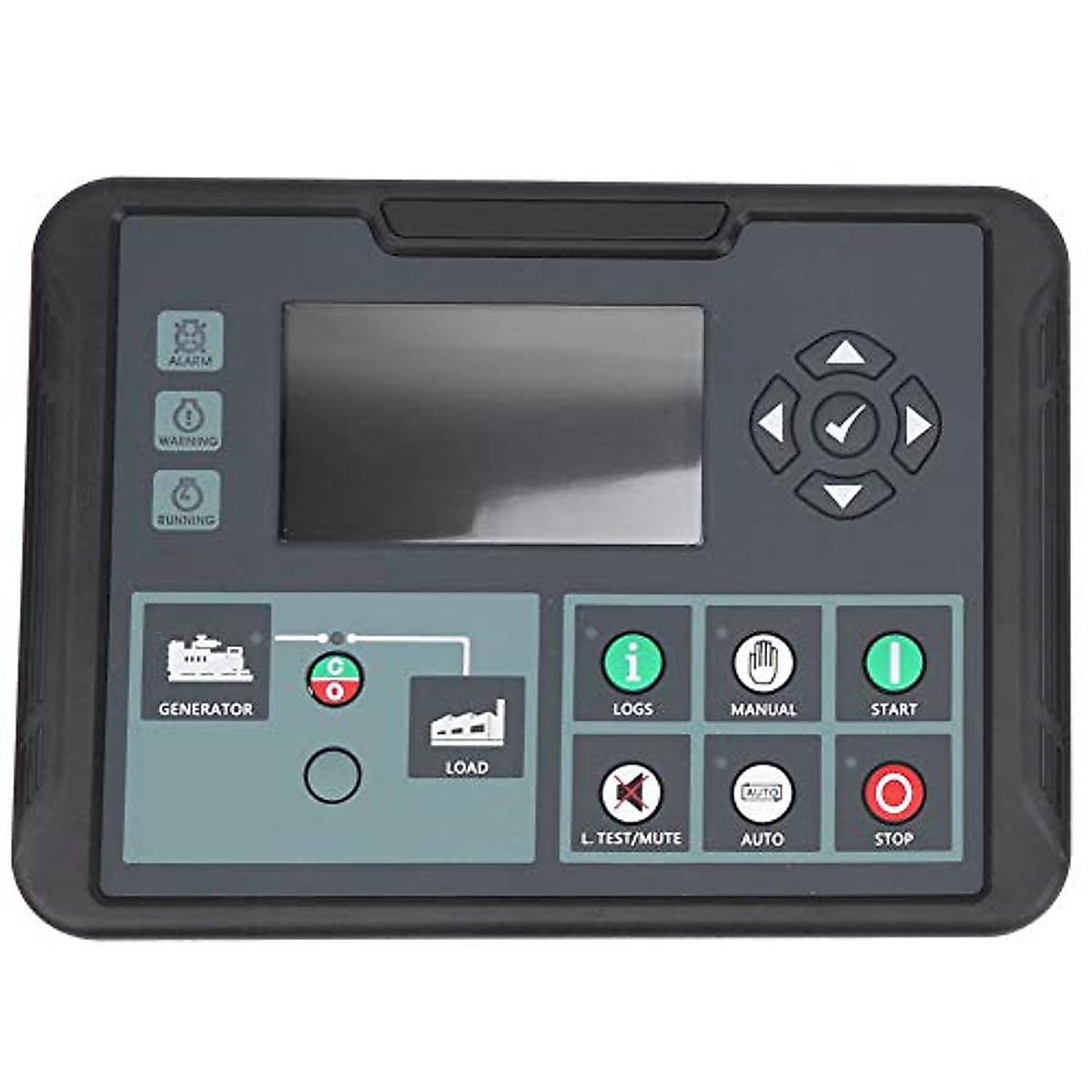 Generator Set Controller, Durable Engine Generator Controller, Plastic Accurate Power Display for Generator Generator Power Measurement Power Protection