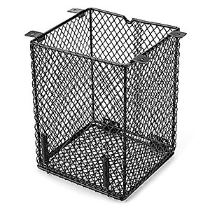 Reptile Anti Scald Burn Protective Lampshades Day Night Ceramic Light Bulb Enclosure Cage Protector for Feeding Box in Case Scald(Cubiod Shape)