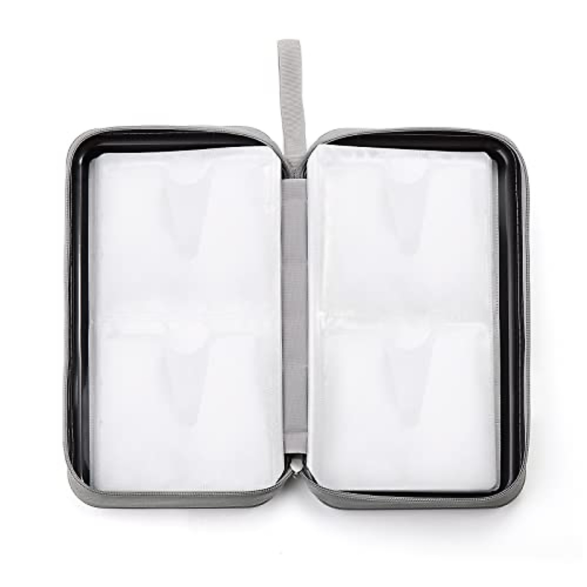 UENTIP 96 Capacity CD Case,CD/DVD Book,Hard Plastic CD Organizer CD Holders Storage Cases(96, Black)