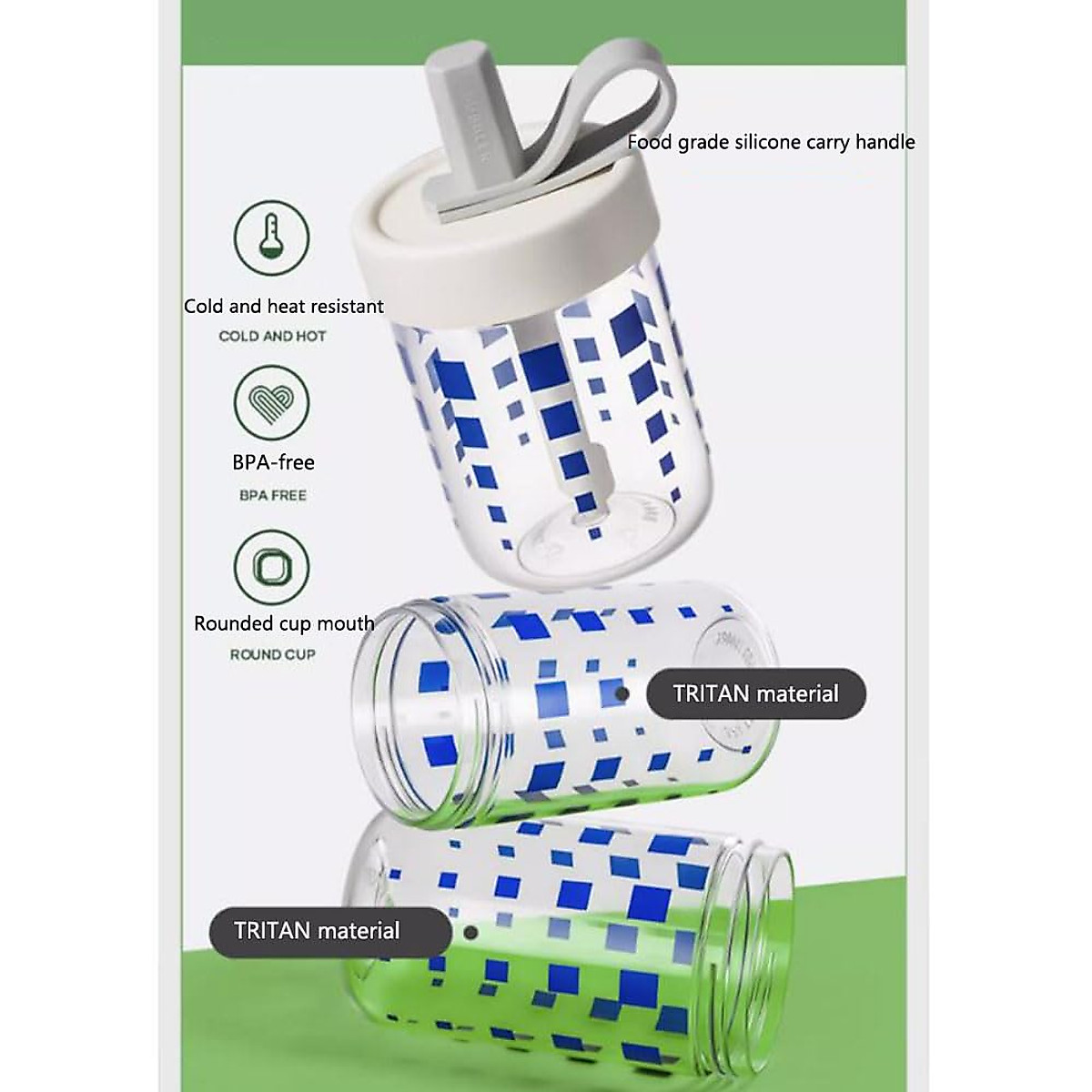 WEAREZ Novelty Safety Plastic Mug, 17.2 Ounce Large Capacity Drinking Cup, Hot And Cold, Leak-proof Bpa-free Stylish