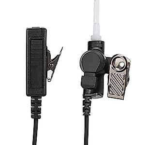 AIRSN Earpiece Headset for Motorola SL300 SL7550 7580 SL4000 SL3500e SL1K SL1M Walkie Talkie 2 Way Radio,with Acoustic Tube Earpiece and Mic PTT