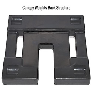 Easy to Hold Canopy Tent Weights - 1pcs, 22 Lbs, Tent Weights Can Withstand Any Wind Waterproof Durable Easy to Put up Stacked Design Provides A Very Stable Base for Pop Up Canopy Tent