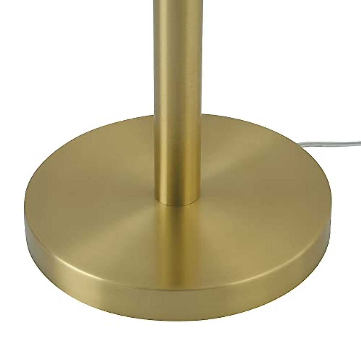 Novogratz x Globe Electric 65786 Haydel 60" 2-Light Floor Lamp, Matte Brass, Double On/Off Pull Chain, Bulb Not Included