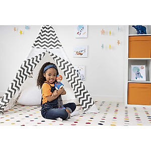 Blippi BLP0013 Bendable Plush Doll, 16” Tall Featuring SFX-Squeeze The Belly to Hear Classic catchphrases-Fun, Educational Toys for Babies, Toddlers, and Young Kids