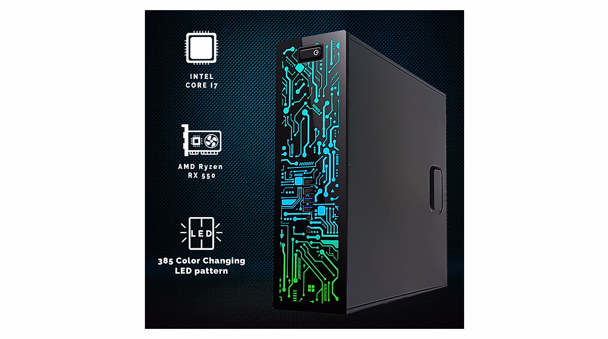 Gaming Desktop PC, Intel Core i5 6th Gen, TechMagnet Zeus, AMD RX 550 ...