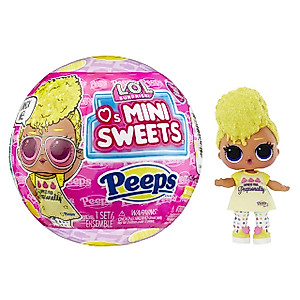 L.O.L. Surprise! LOL Surprise Loves Mini Sweets Peeps - Tough Chick with Collectible Doll, 7 Surprises, Spring Theme, Peeps Limited Edition Doll- Great Gift for Girls Age 4+