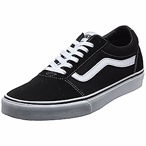 Vans Women’'s Ward Low-Top Sneakers, (Suede/Canvas) Black/White Iju, 5 UK 5 UK