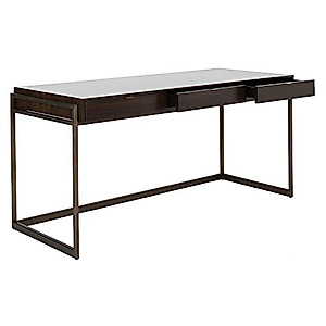 Safavieh Couture Collection Genevieve Smoked Eucalyptus 3-Drawer Writing Desk