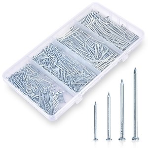 Nail for Hanging Pictures Assortment Kit - 650Pcs Small Nails, Finishing Nails, Hanging Nails, Picture Nails, Wall Nails for Hanging, Pin Nails