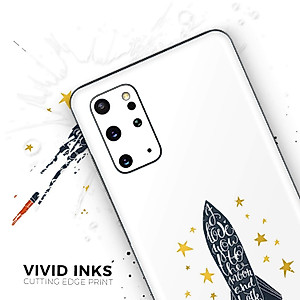 DesignSkinz I Love You to The Moon and Back Protective Vinyl Decal Wrap Skin Cover Compatible with The Samsung Galaxy S20 (Screen Trim & Back Glass Skin)