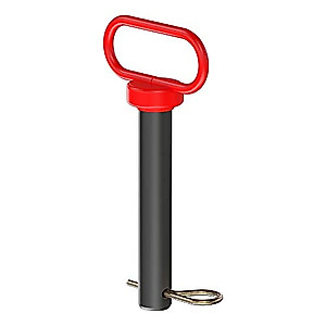 CURT 45803 1 x 5-1/2-Inch Clevis Pin Hitch with Rubber-Coated Handle and Clip